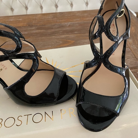 Boston Proper | Shoes | Black Patented Leather Heels | Poshmark
